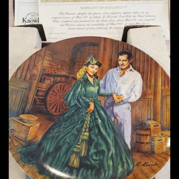 The Bradford Exchange | Wall Decor | Gone With The Wind Plate | Poshmark